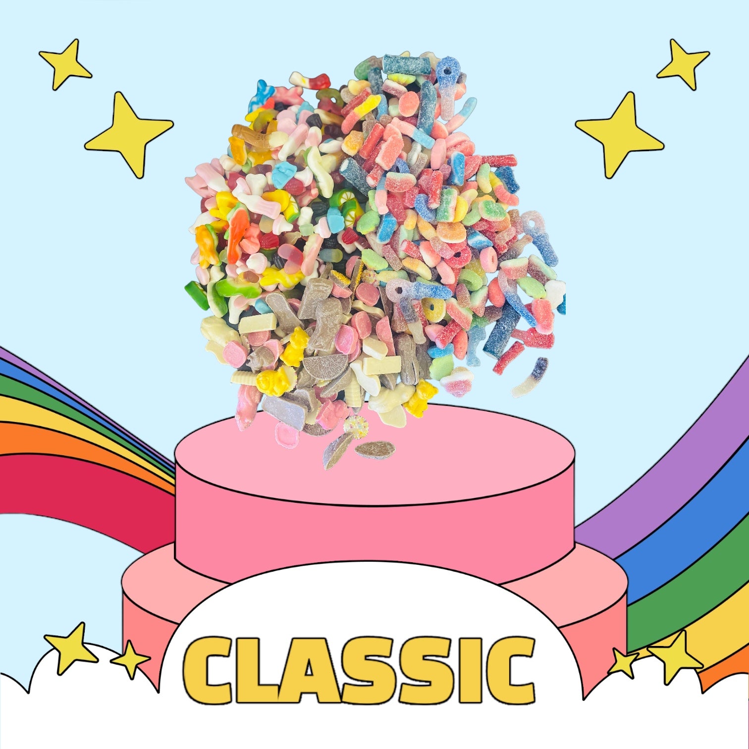 Sugar Rush Classic Kilo Box – Sugar Rush Confectionery Exeter